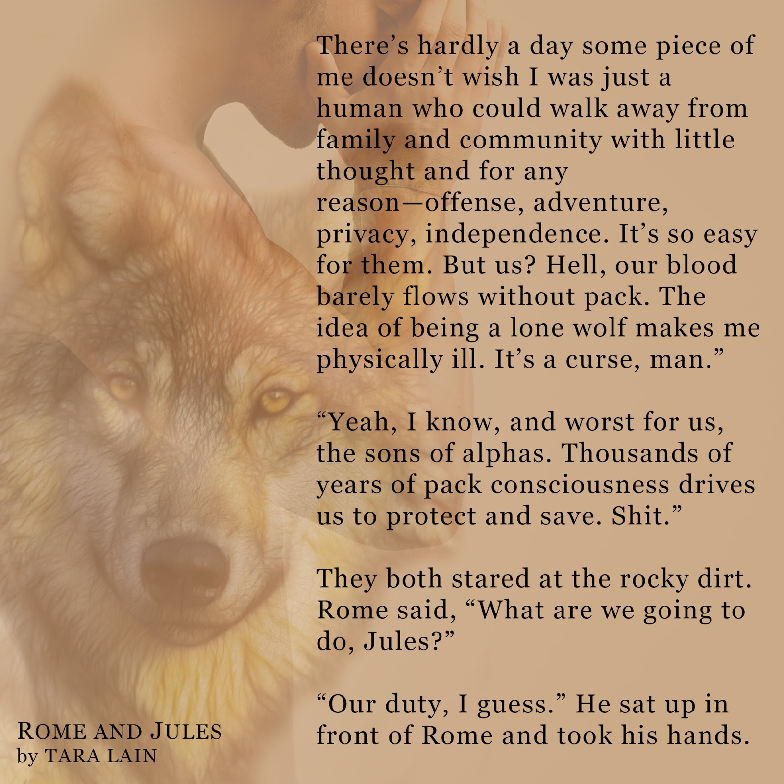 New Release: Rome And Jules by Tara Lain #Werewolves #PNR - Tara Lain