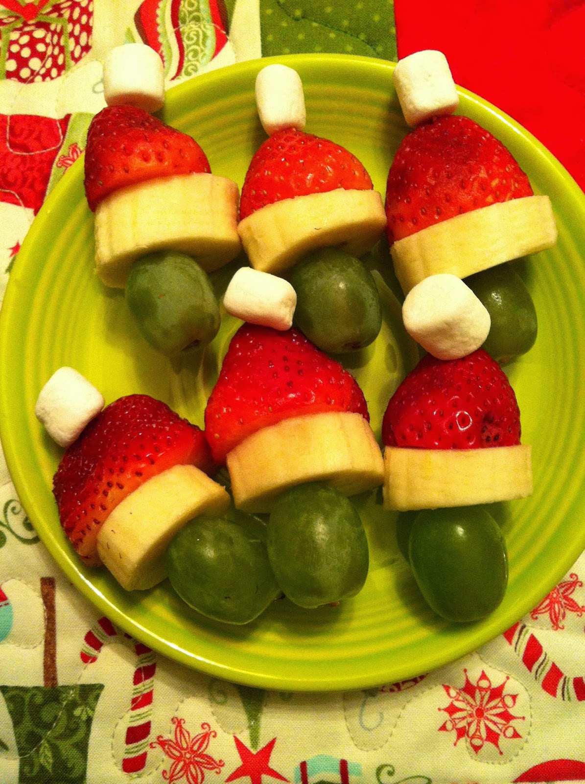 EAT ME: GRINCH Fruit Cabobs