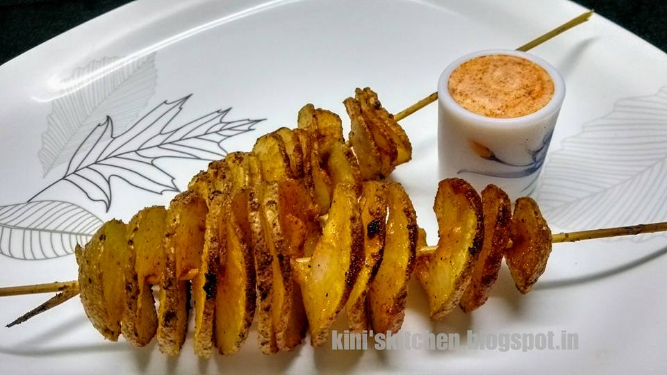 Twistato / Spiral masala potato( baked)