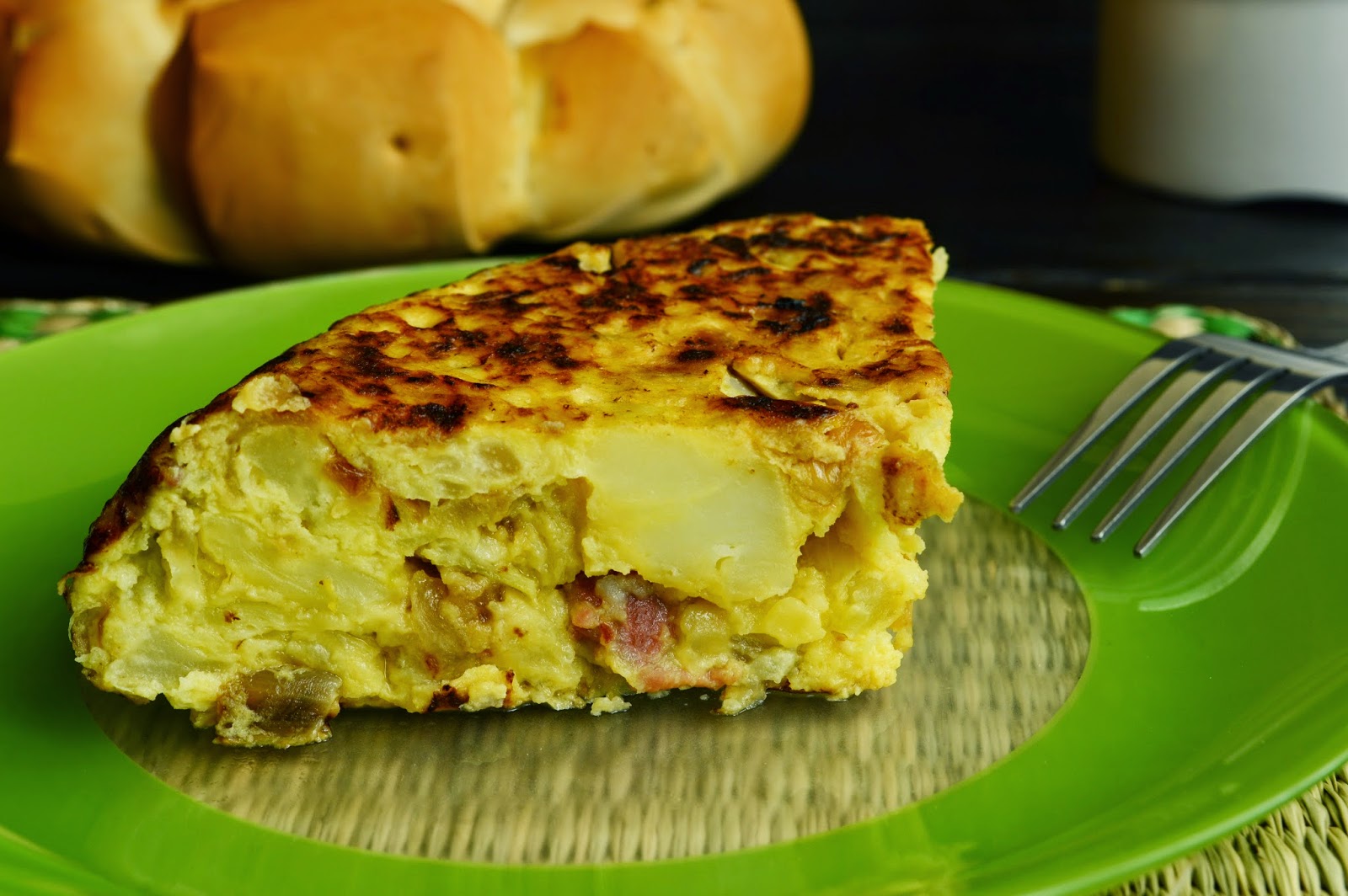 Las recetas de Noe: Tortilla de repollo y jamón