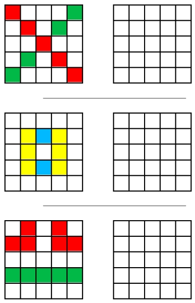 Le Journal de Chrys: Se repérer dans un quadrillage (niveau 2)