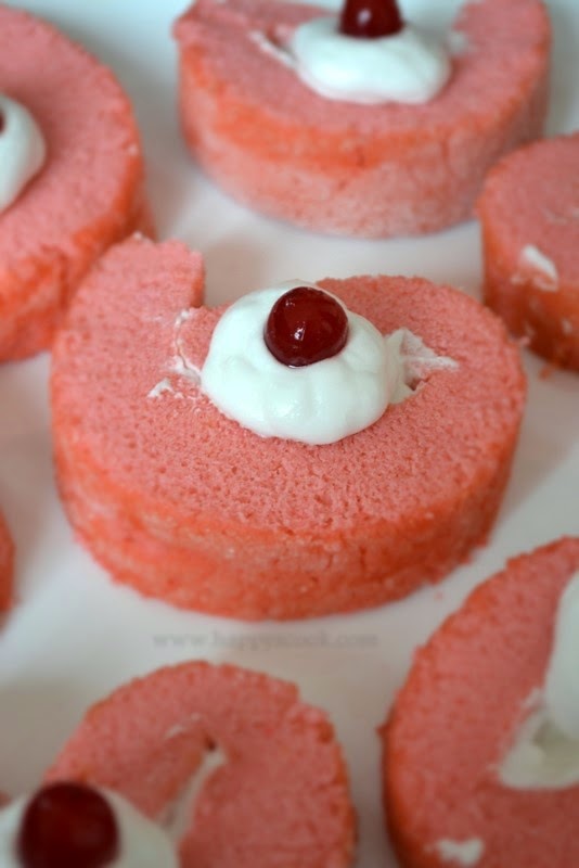 Pink Velvet Roulade | Pink Roll Cake | Happy's Cook