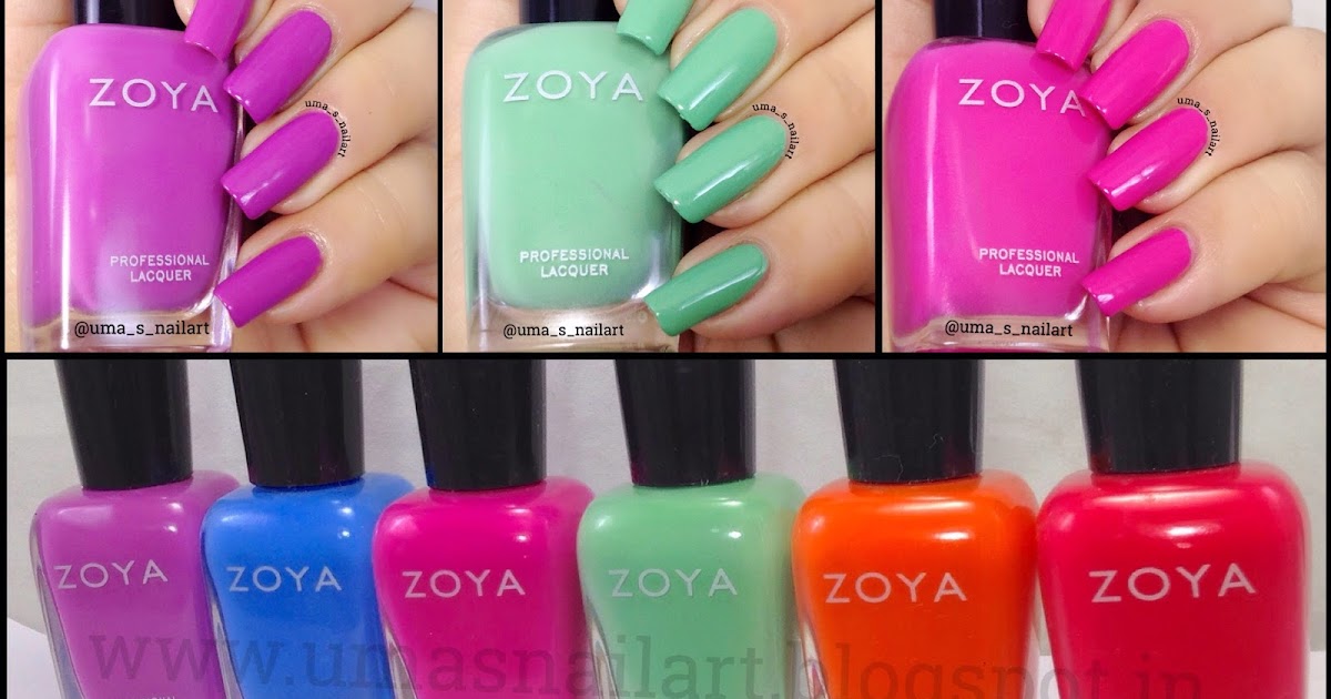 Zoya Summer 2016 Sunset Collection Swatches And Review...