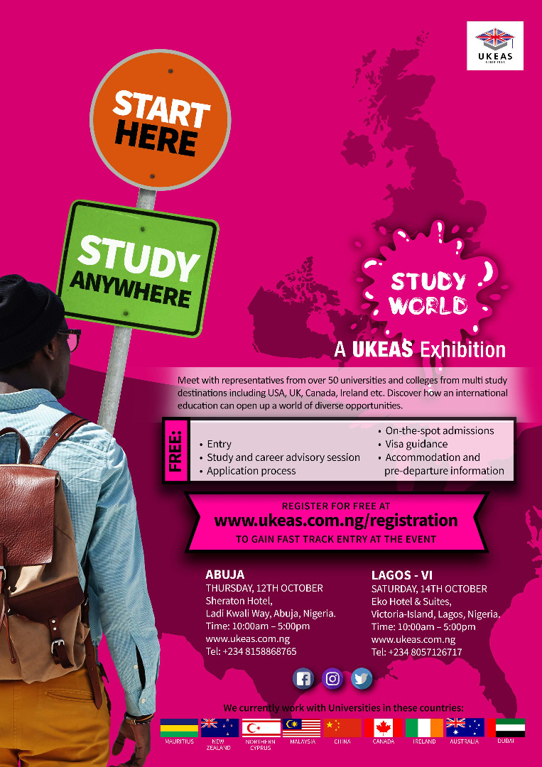 Study abroad with UKEAS. Meet University representatives from the world ...