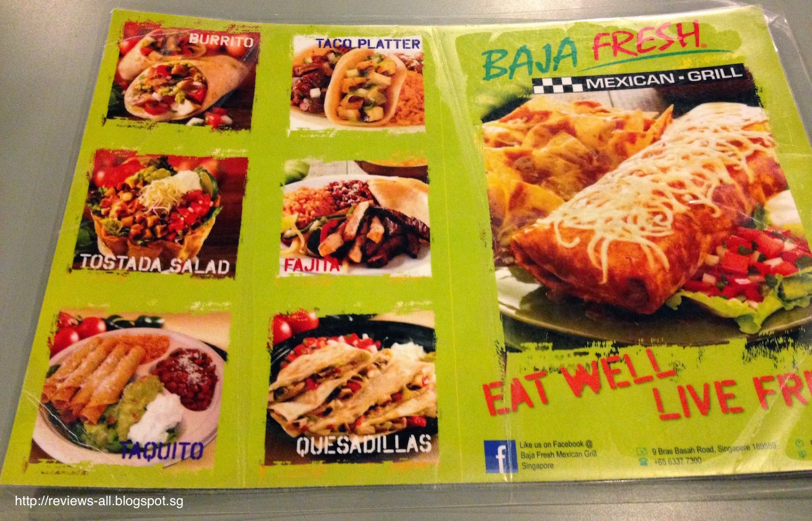 We'll Tell You - A&W Couple's Blog: Baja Fresh Mexican Grill Singapore