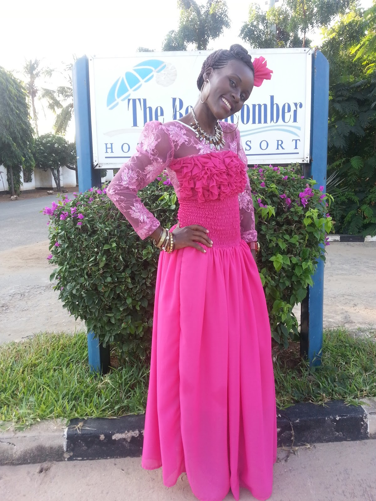 Mama JJ Fashion: HOT PINK IS A NICE COLOUR JAMANI.LOOK BEAUTIFUL NA MAMA JJ