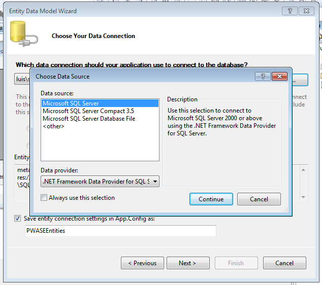 Uso de Entity Framework con VSTO 2008 y SQL Server 2008 R2 (Parte I)