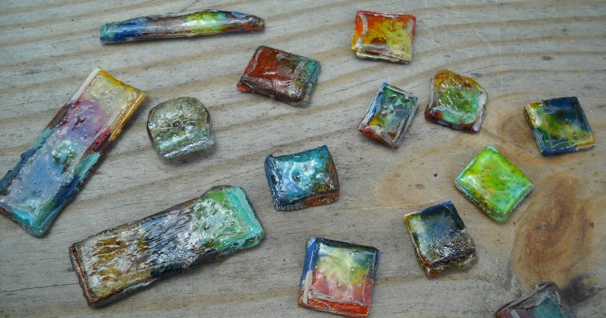 Vaversproductions: Melted CD Tiles - 1st try...