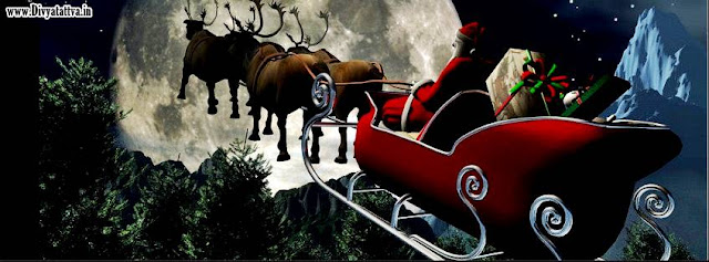 Christmas Facebook Cover Santa Decorations Christmas FB Cover Photos ...