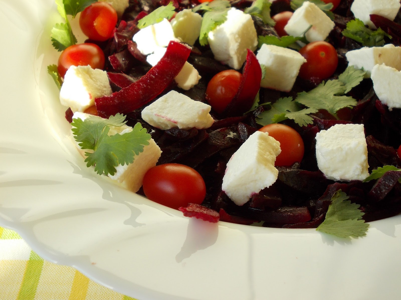 O Meu Tempero: Salada de Beterraba Com Requeijão