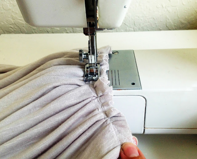 Trash To Couture: DIY Ruched Wrap Skirt