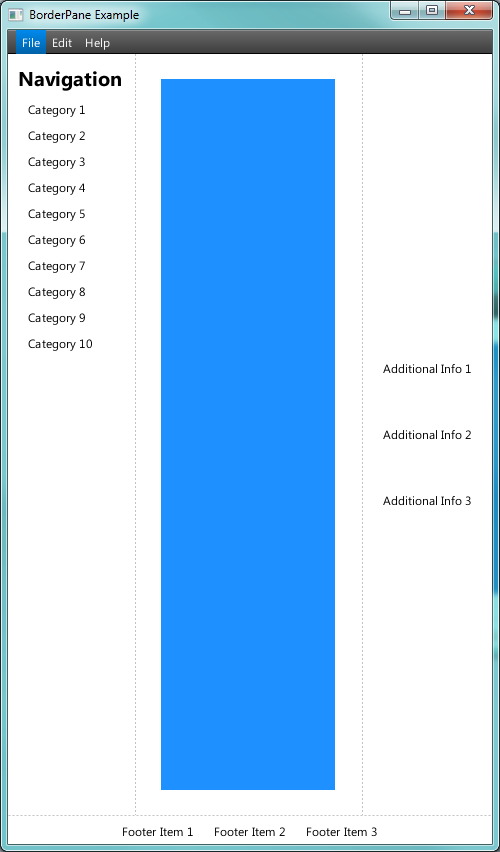 Just My 2 Cents About Java Javafx 20 Layout Panes Borderpane