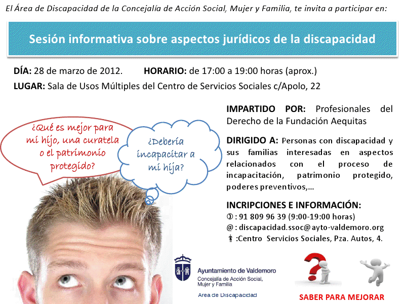 APA IES MAESTRO MATÍAS BRAVO: “Aspectos Jurídicos de la Discapacidad"