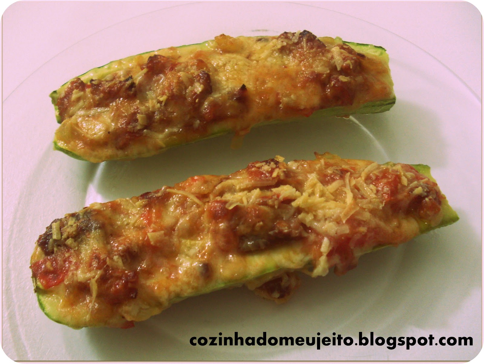 cozinha do meu jeito: abobrinha recheada