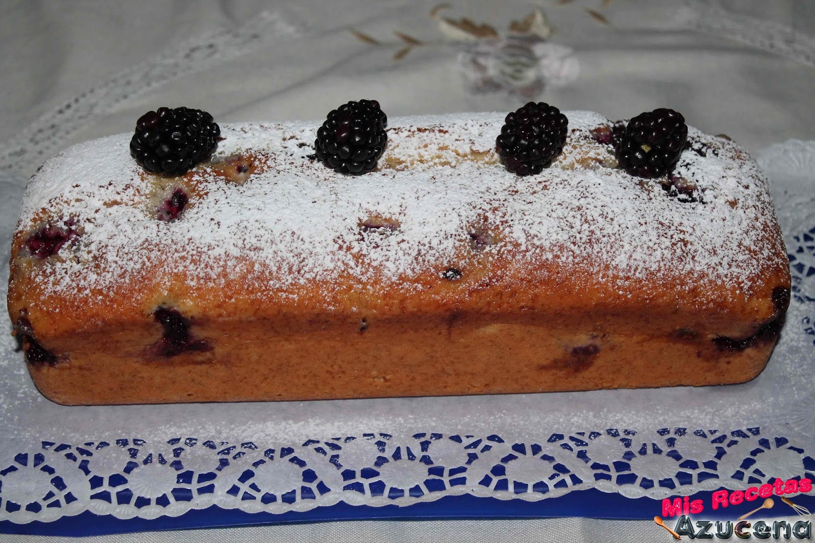 Mis Recetas: Plum cake de moras y requesón.