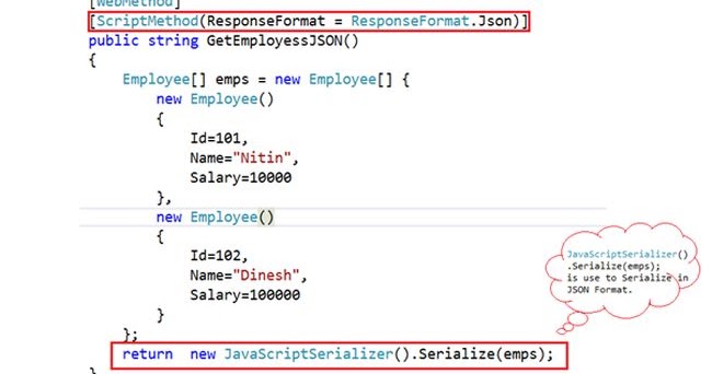 MIS2000 Lab. - ASP.NET專題實務 & WebForm +MVC 遠距教學: [轉貼] ASP.NET -- Web Service (.asmx) & JSON