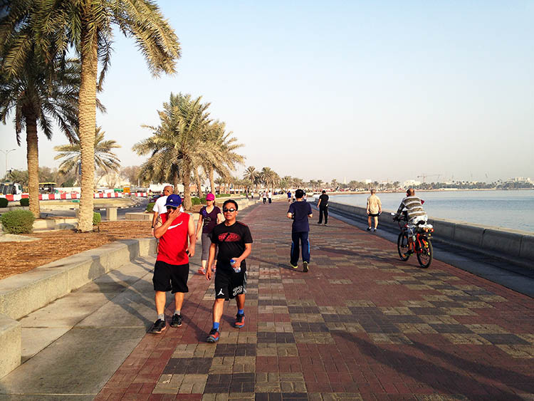 Minggu Pertama di Qatar (2) - Jogging di Corniche ~ Perantau Qatar