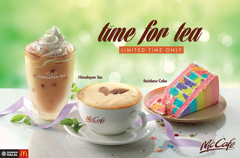 Malaysia McCafé® Rainbow Cake 彩虹蛋糕席卷大马