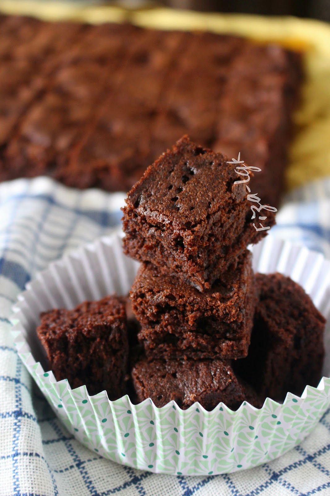 BROWNIES COKLAT SEDAP | Fiza's Cooking