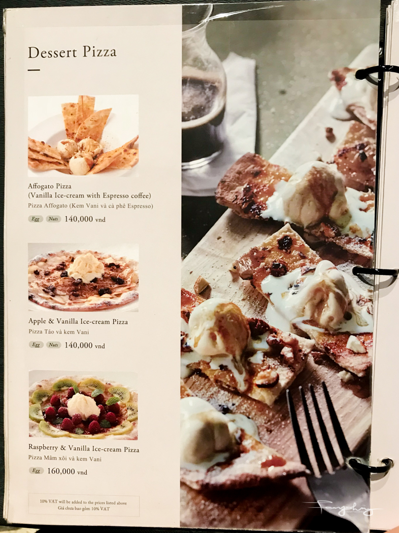 Pizza 4P's Menu @ Ho Chi Minh - FENNYSHARING