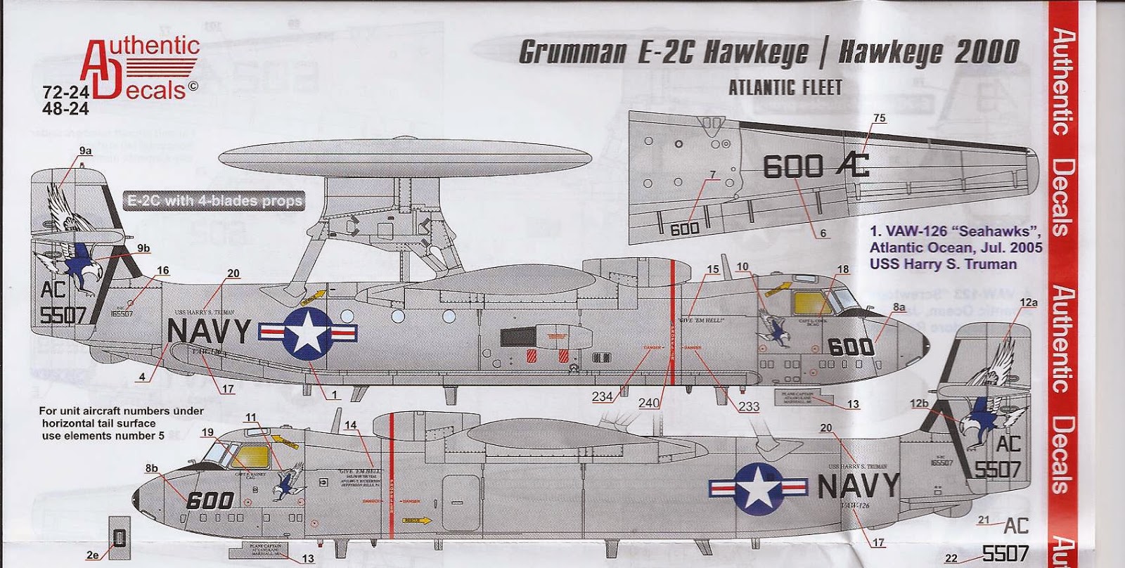Plastic Models on the Internet: Military aircraft vol.65: Grumman E-2C ...