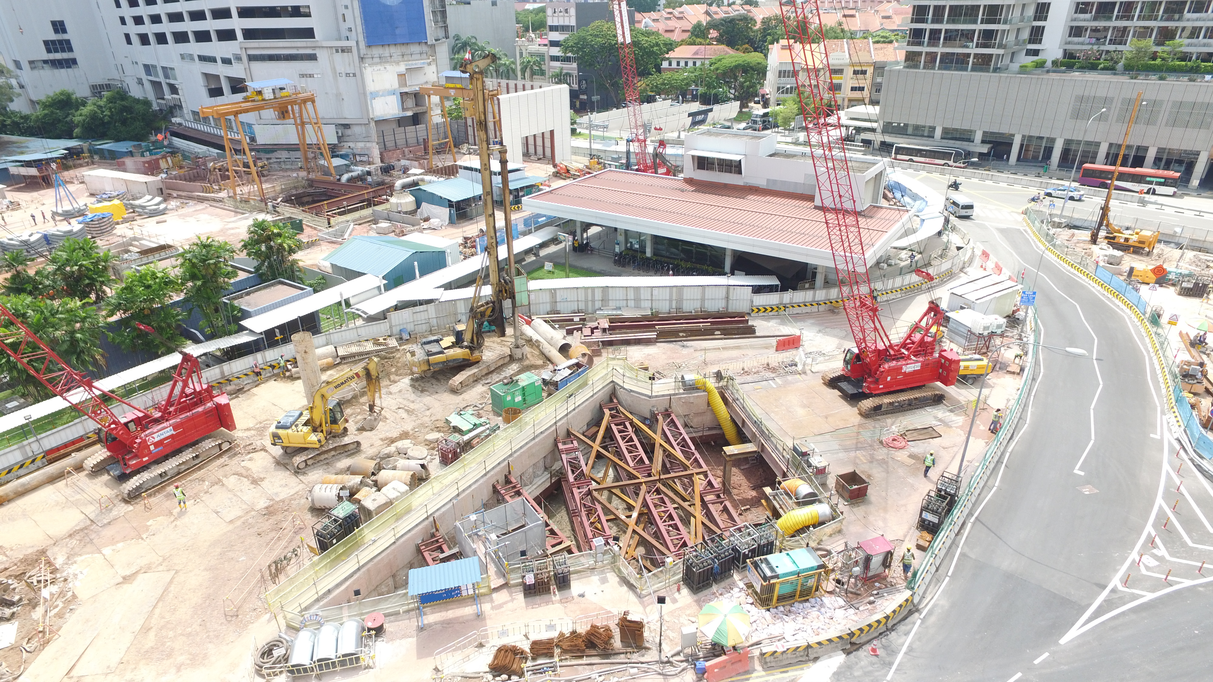Thomson Line Construction: Outram Park Excavation (II)