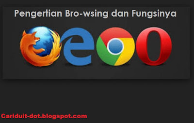 Pengertian Browsing [ Kegunaan ] dan Jenis Browser nya - Cariduit-dot