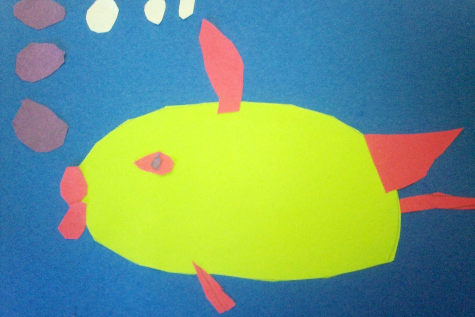 Art With Mr. E: Fish Collage: Kindergarten