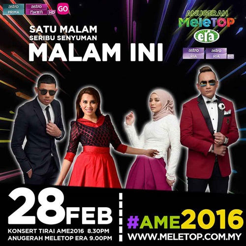 Pemenang Anugerah MeleTOP Era (AME 2016) - Yumida