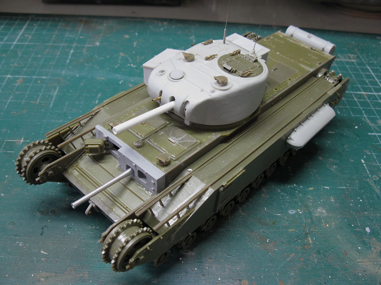 Panzerserra Bunker- Military Scale Models in 1/35 scale: Churchill Mk I ...