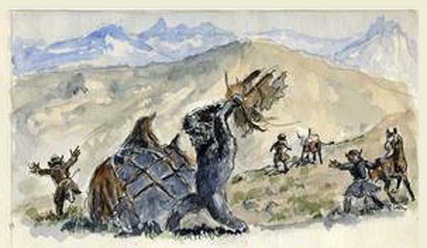 I Loved the Yeti: Throwback: Willis O'Brien's "Baboon: A Tail about a Yeti