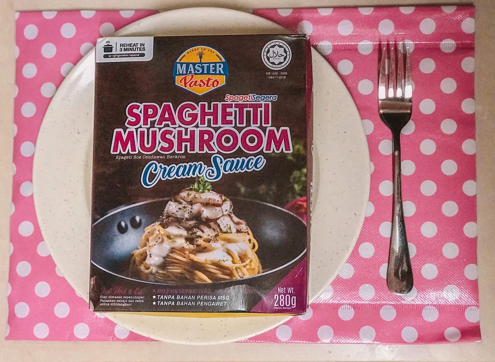 Master Pasto Instant Spaghetti Halal Review