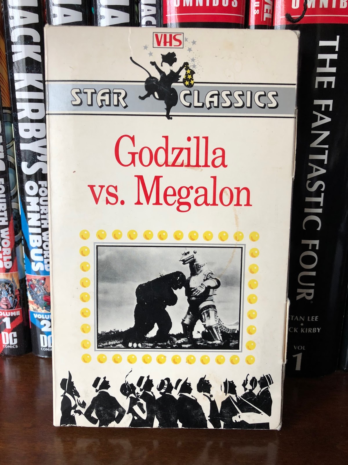 the sphinx: Godzilla vs. Megalon "Big Box" VHS (Star Classics, 1985)