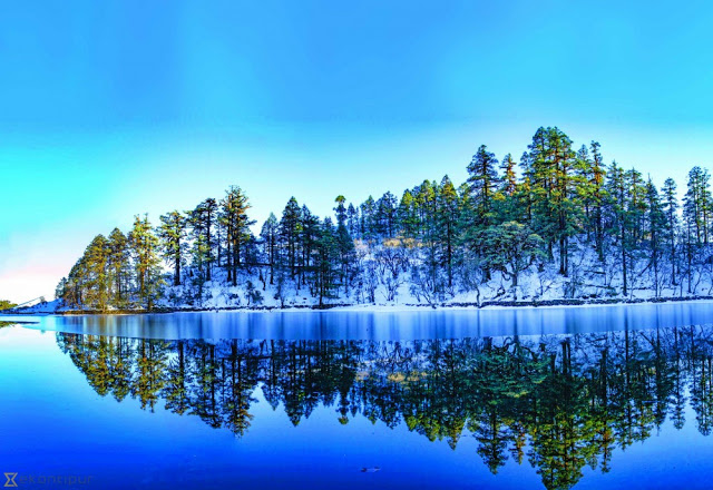 Panoramic view of Khaptad in Mid winter