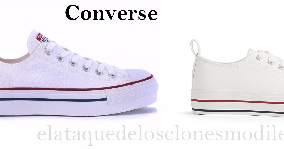 Clon Converse blanca Chuck Taylor plataforma, por Primark