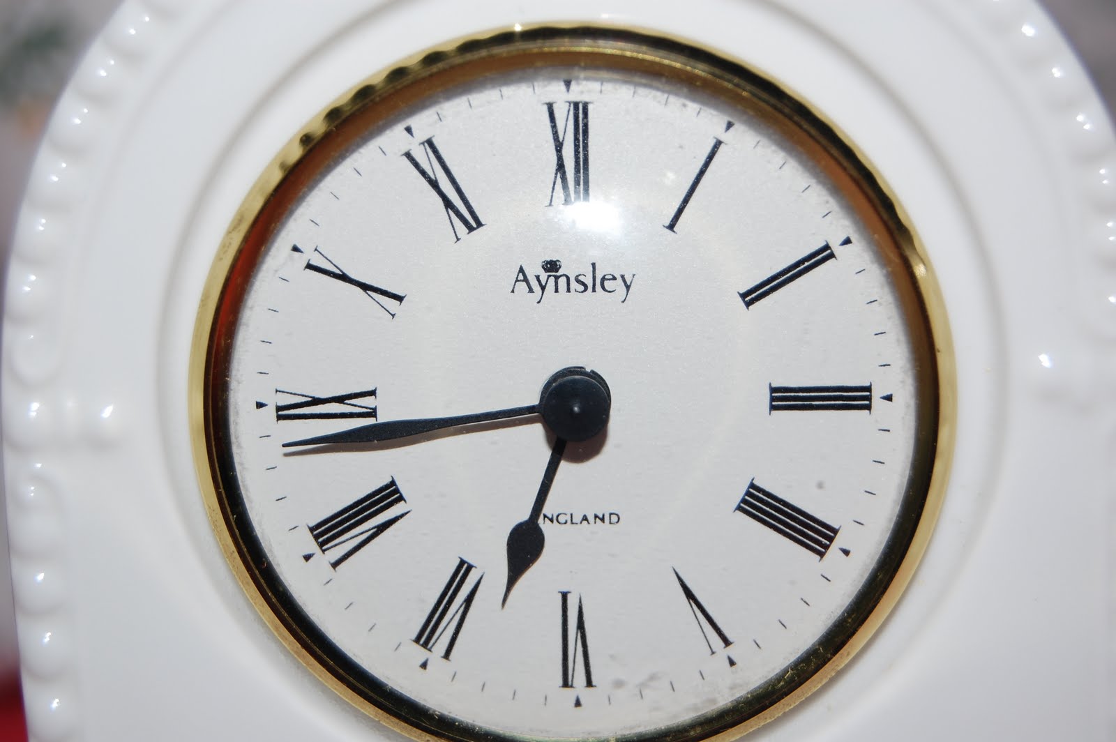 BarangUK: Aynsley Bone China Clock (Posting 26/2011)