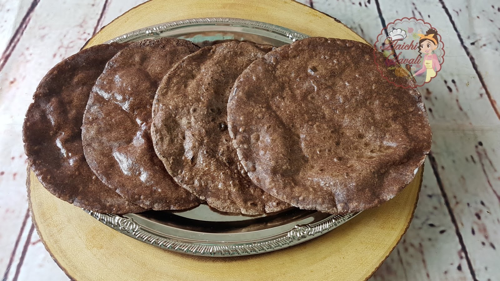 Ragi Roti / Vegan and Gluten-free Flatbread - Aaichi Savali
