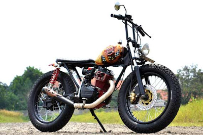 Modifikasi Honda CB100 Chopper Junkies Klop | otokrum