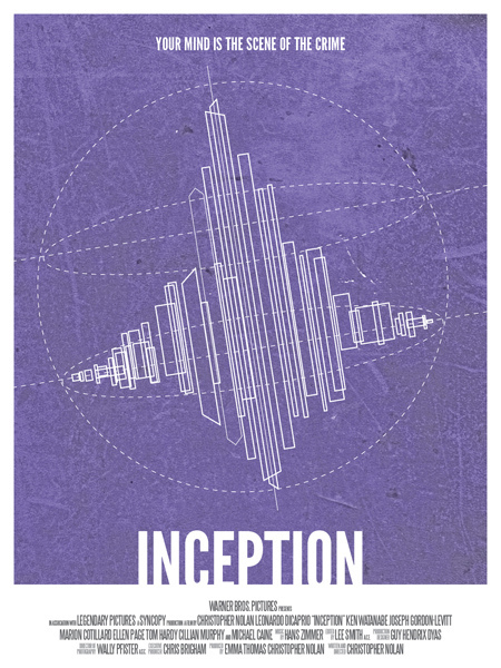 The Geeky Nerfherder: Movie Poster Art: Inception (2010)