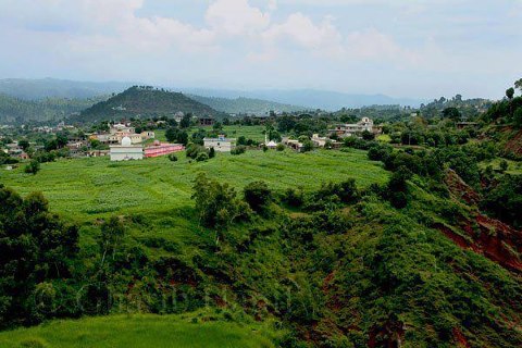 KASHMIR: Scene Of Bratla Near Charhoi Kotli