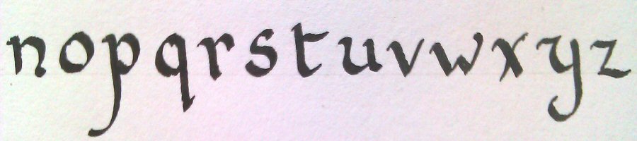 Calligraphy For Beginners: More About Foundation Hand