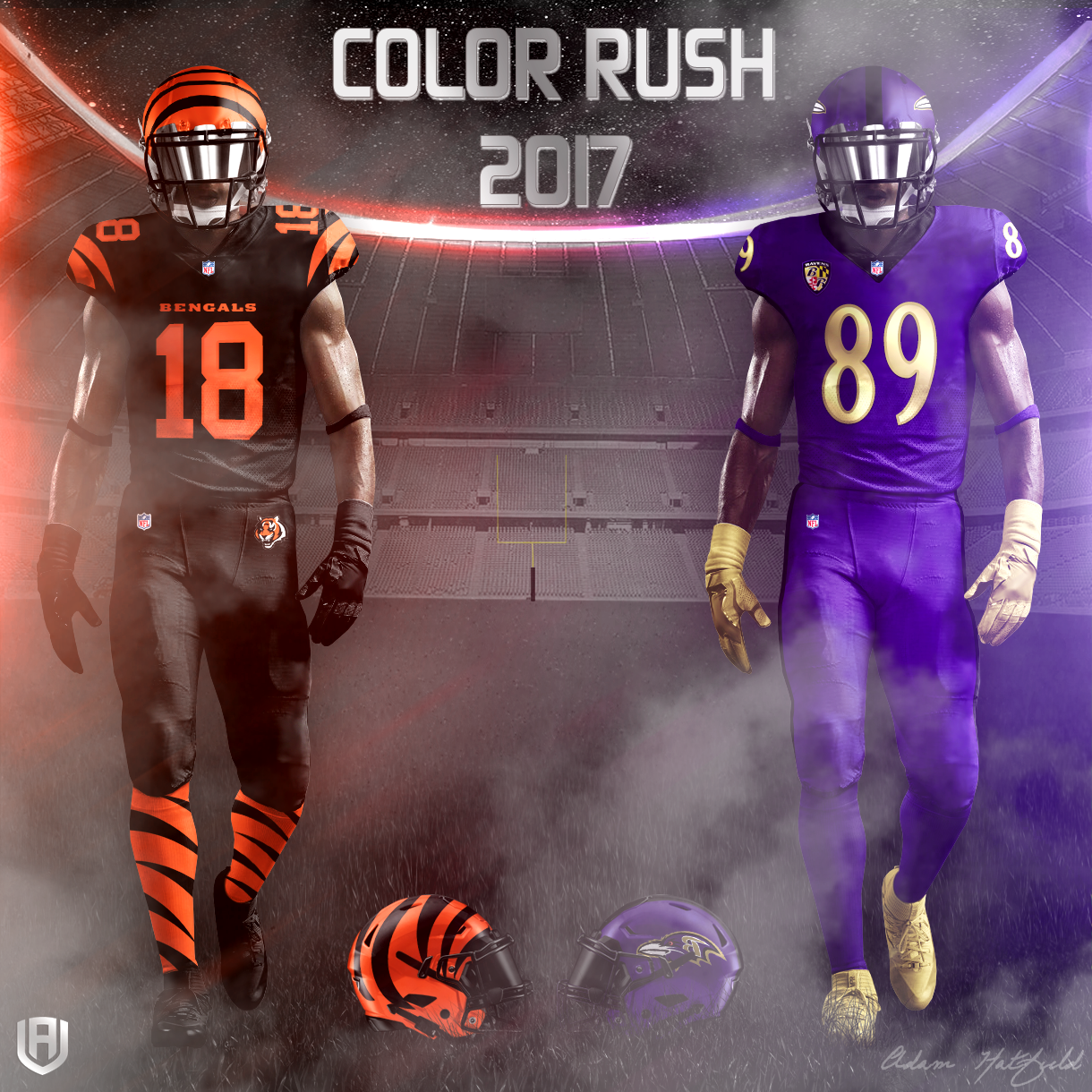 Design: Adam's Take On NFL Color Rush 2017 | Touchdown Europe