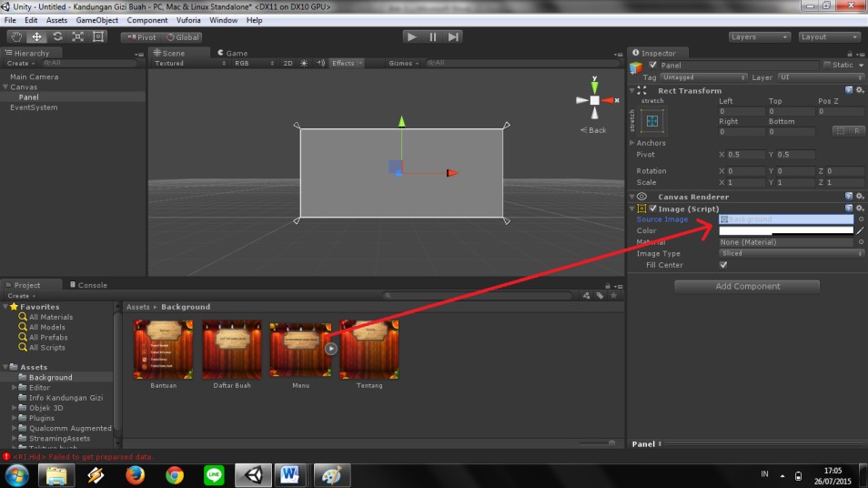 Dika Darmawan: Cara Pembuatan Scene Dan User Interface Di Unity