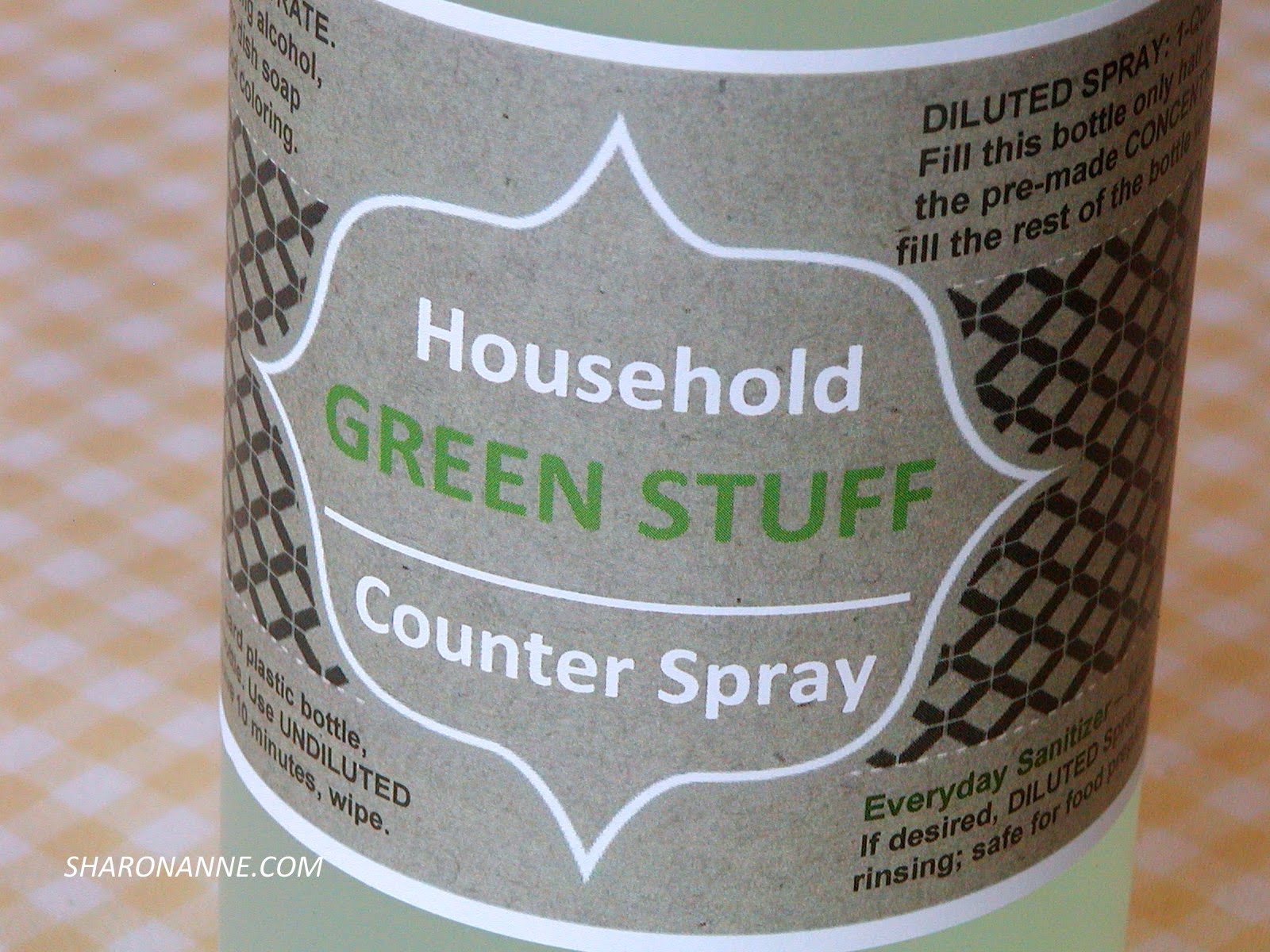 Share Alike Cooking: Household GREEN STUFF Counter Spray