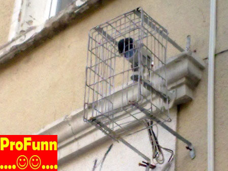 Funny Pictures: Security for security cameras... wtf
