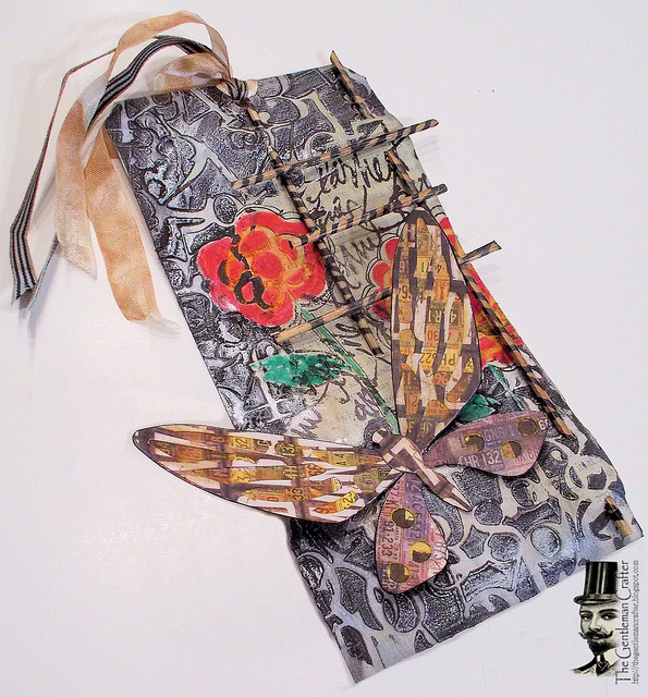 The Gentleman Crafter: TAG #2 Stenciled Tag for Inspiration Emporium