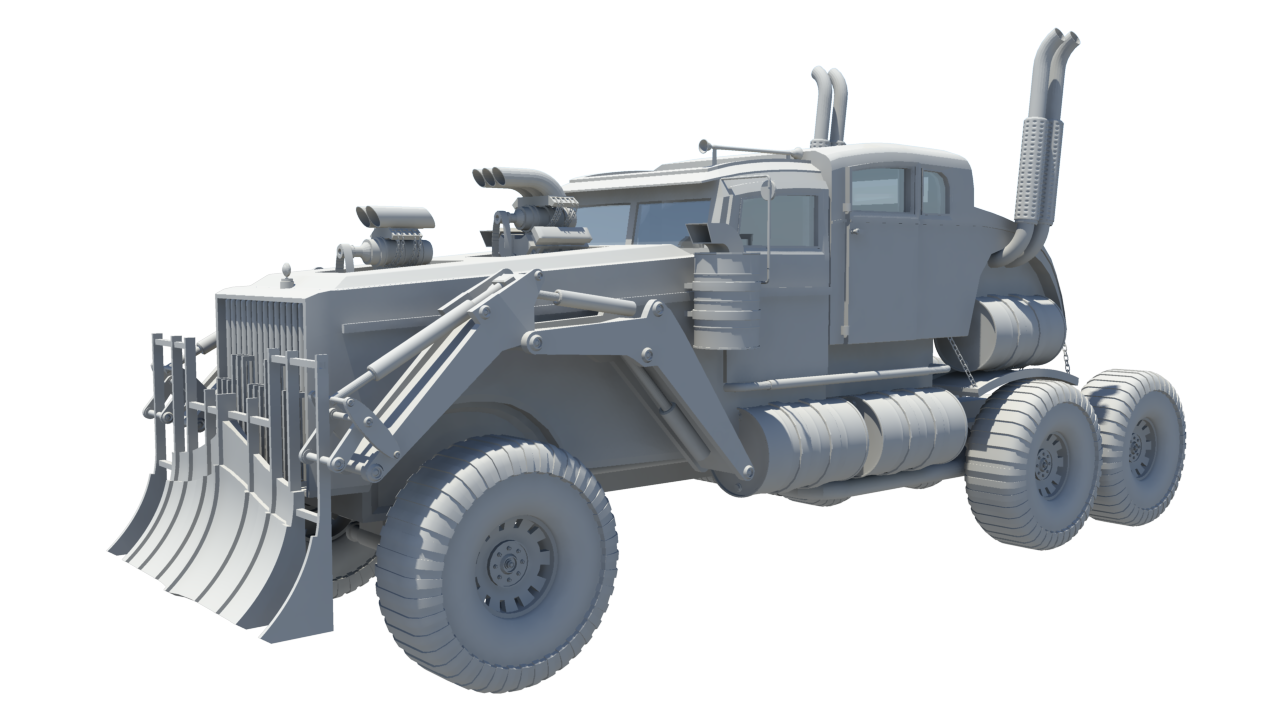 Pier-Luc Simard: warboys armada (mad max; fury road) war-rig: front final