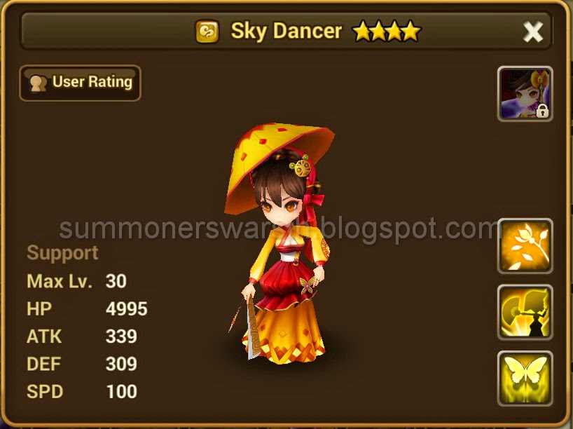 Sky Dancer (Wind) | Summoners War