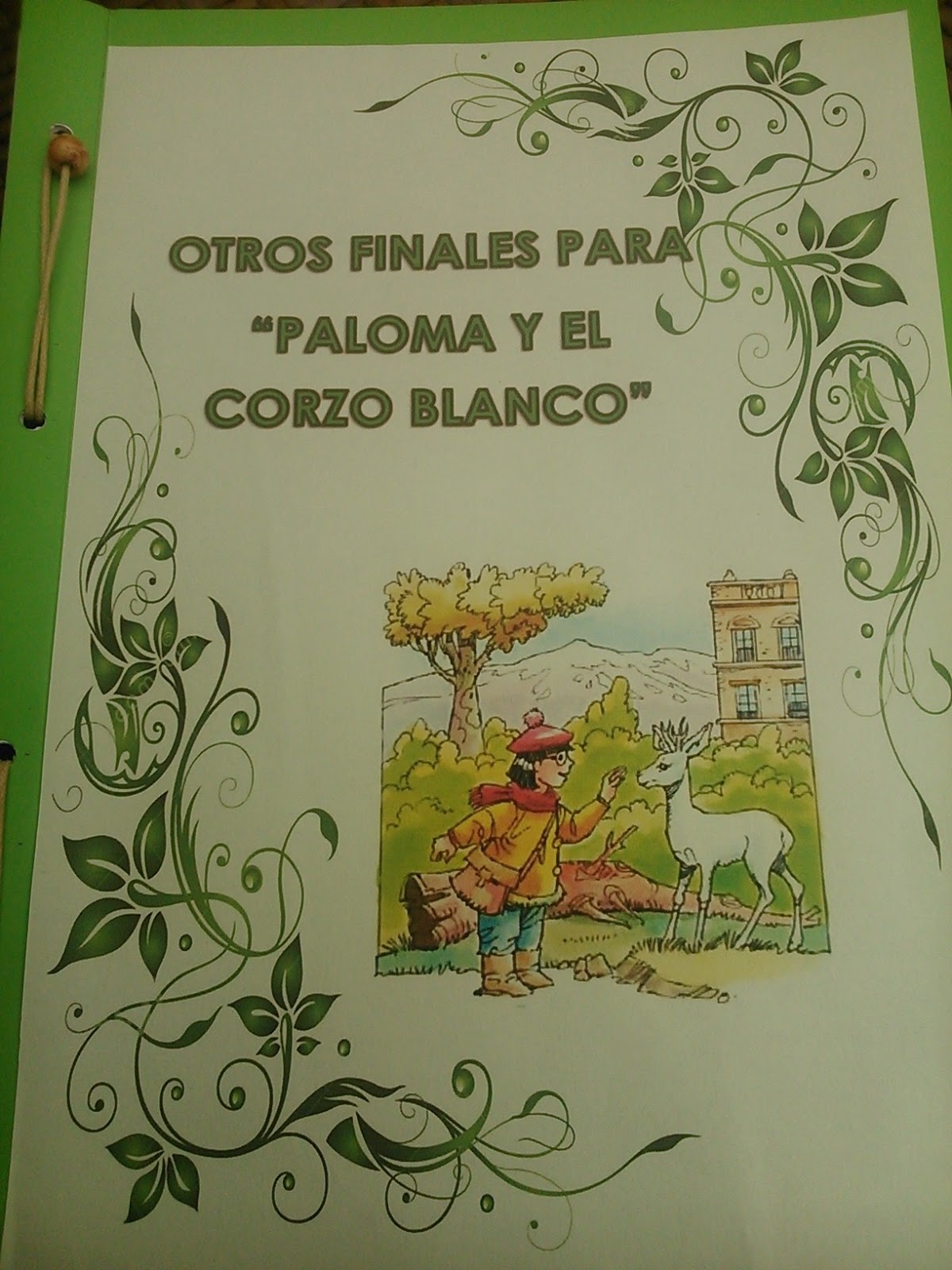 La abuela atómica: Paloma y el corzo blanco visita el CEIP Pablo Gil ...
