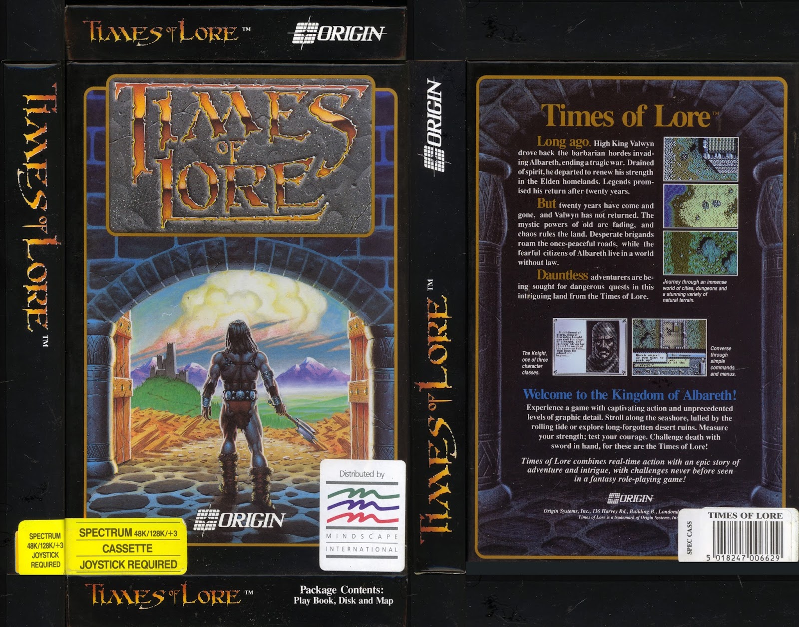 ZX Spectrum covers for Mobygames: Times of Lore